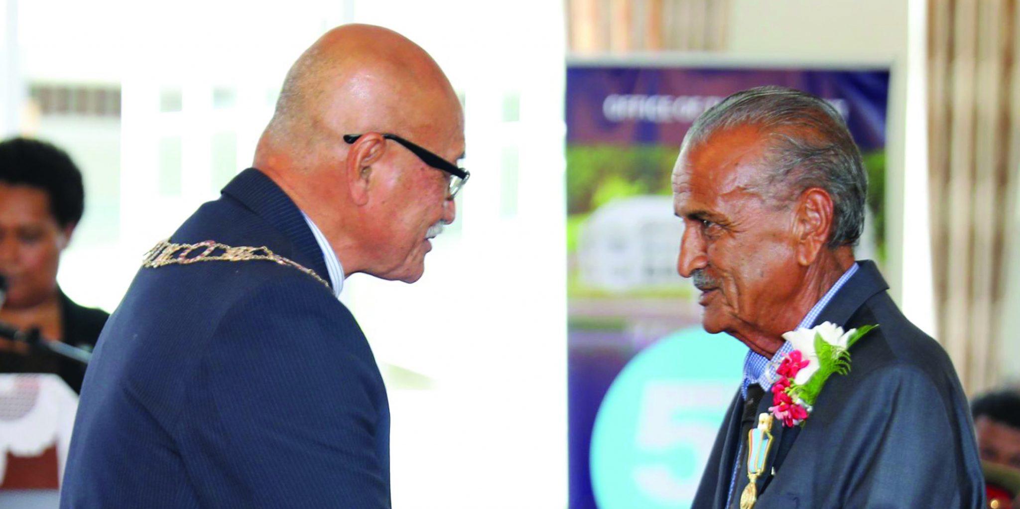 Kumar Awarded 50 Years Commemorative Independence Fiji Medal